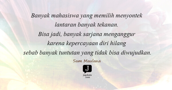 1 Kata-kata Bijak sama menyontek - JagoKata.com